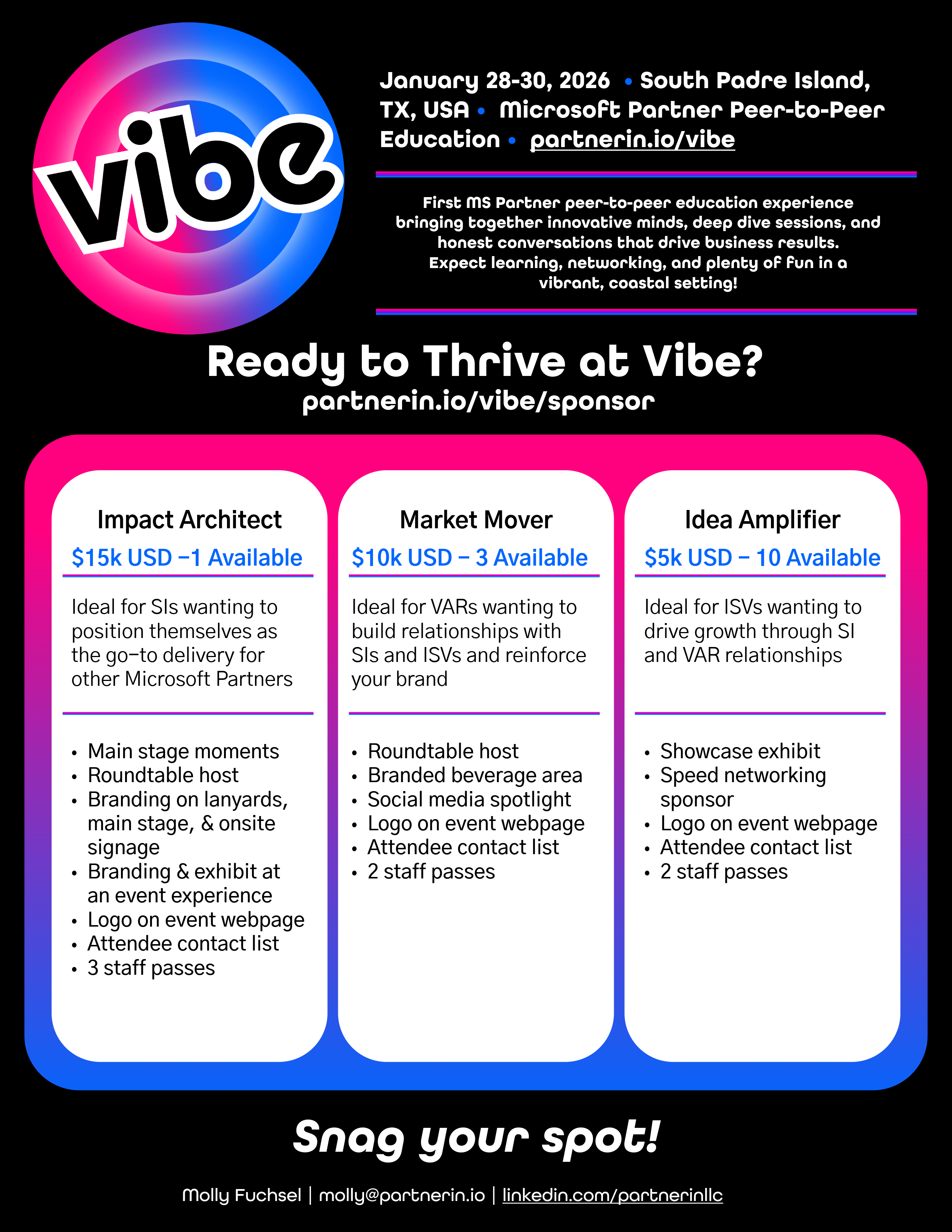Vibe 2026 Sponsor Interest Form